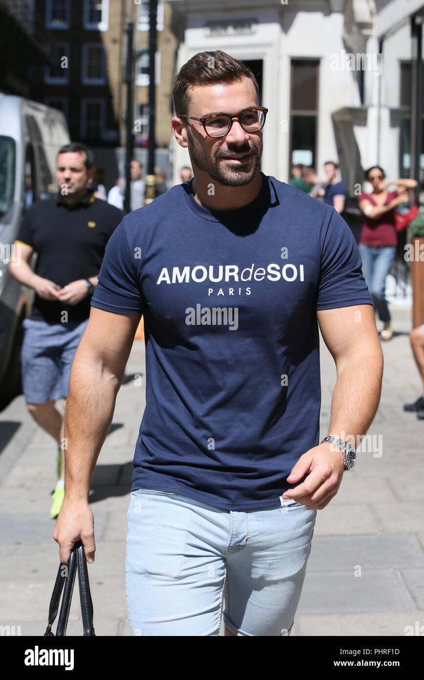 Alex Miller seen leaving Bauer Media after doing radio interviews ...