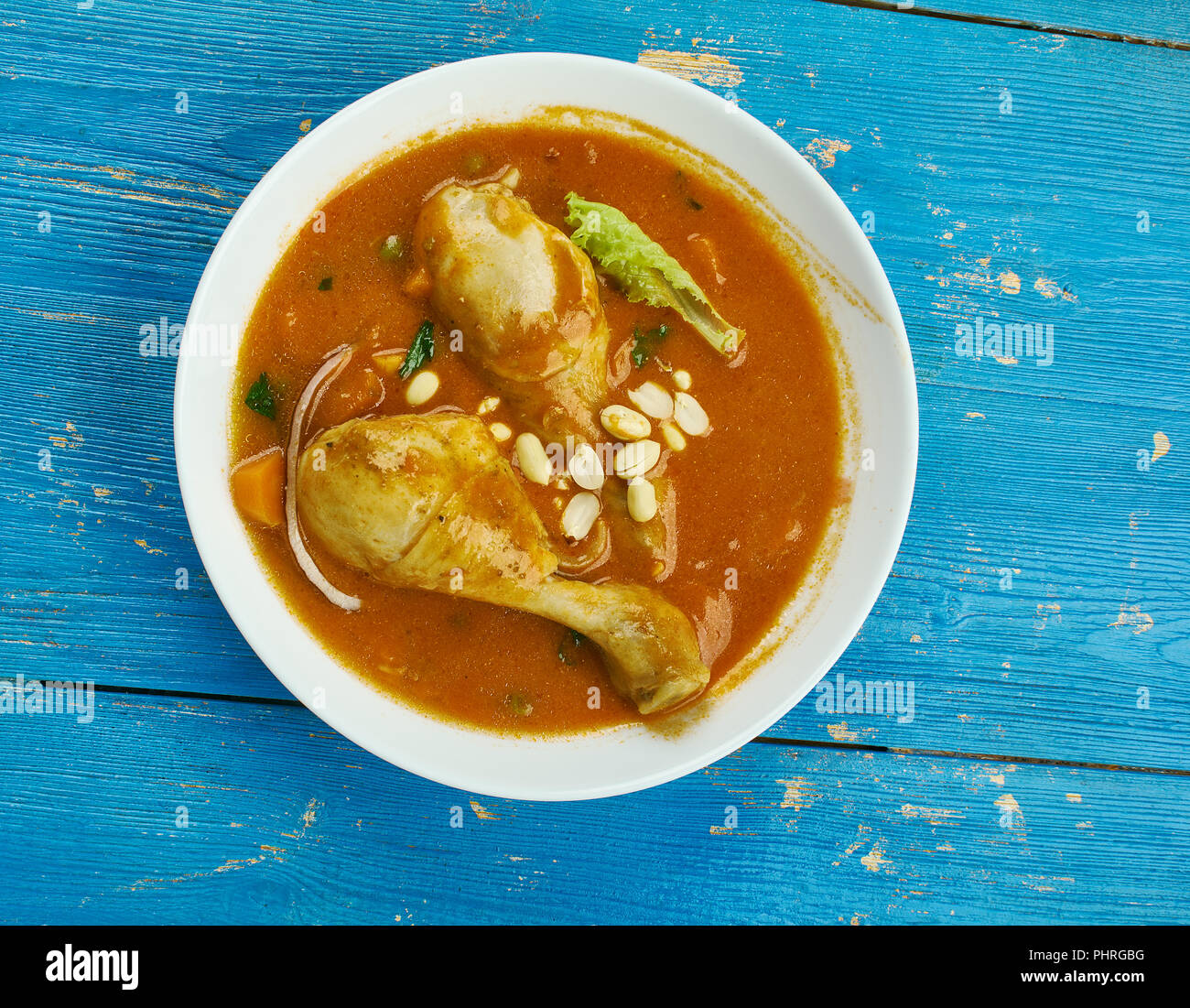 African Chicken Peanut Stew Stock Photo - Alamy