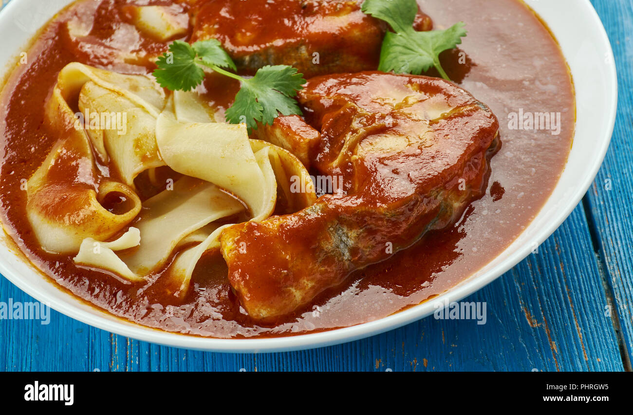 Croatian fish paprika Stock Photo - Alamy