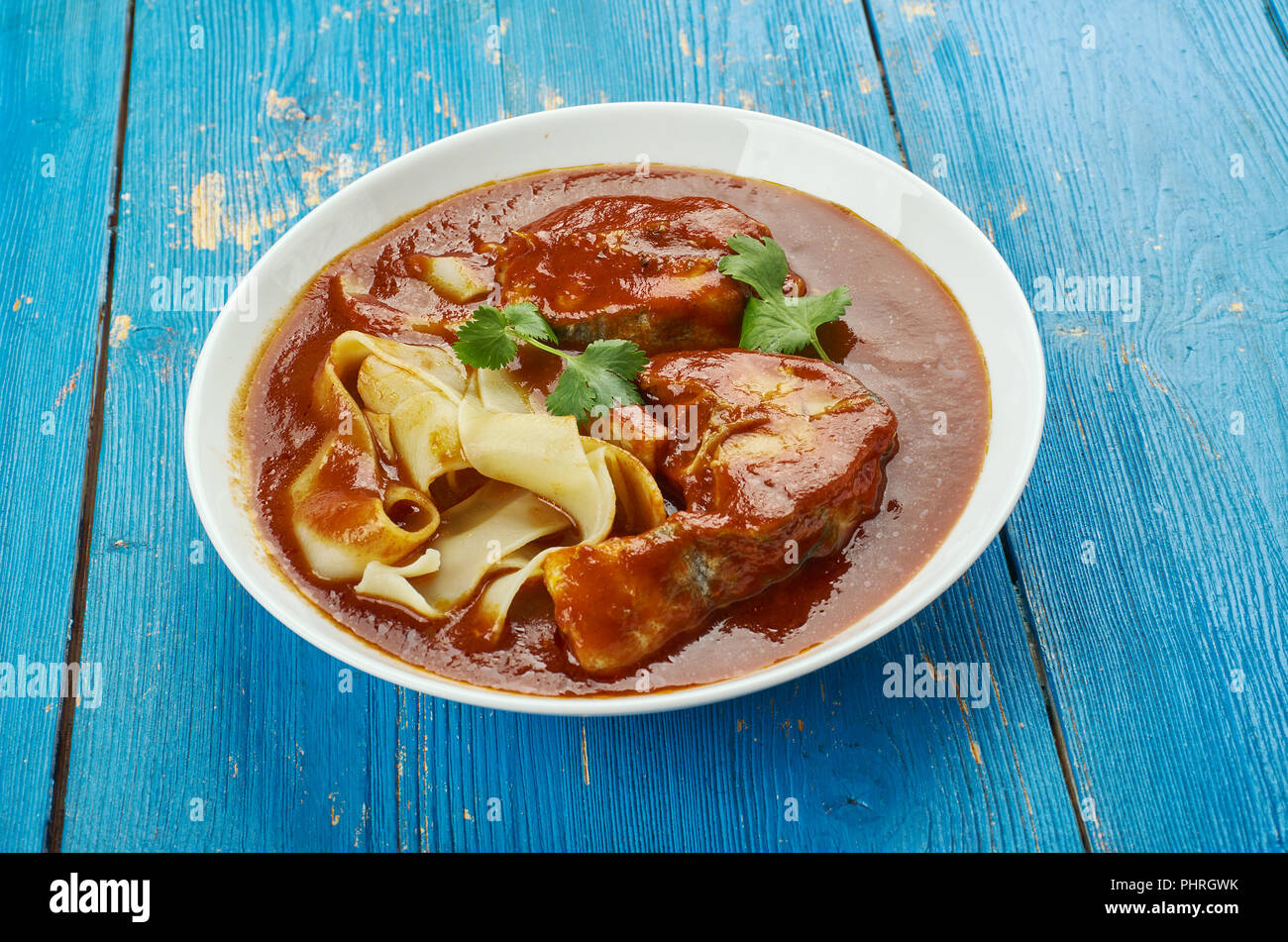 Croatian fish paprika Stock Photo - Alamy