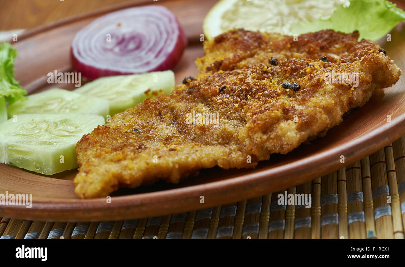 Milanesa steak hi-res stock photography and images - Alamy