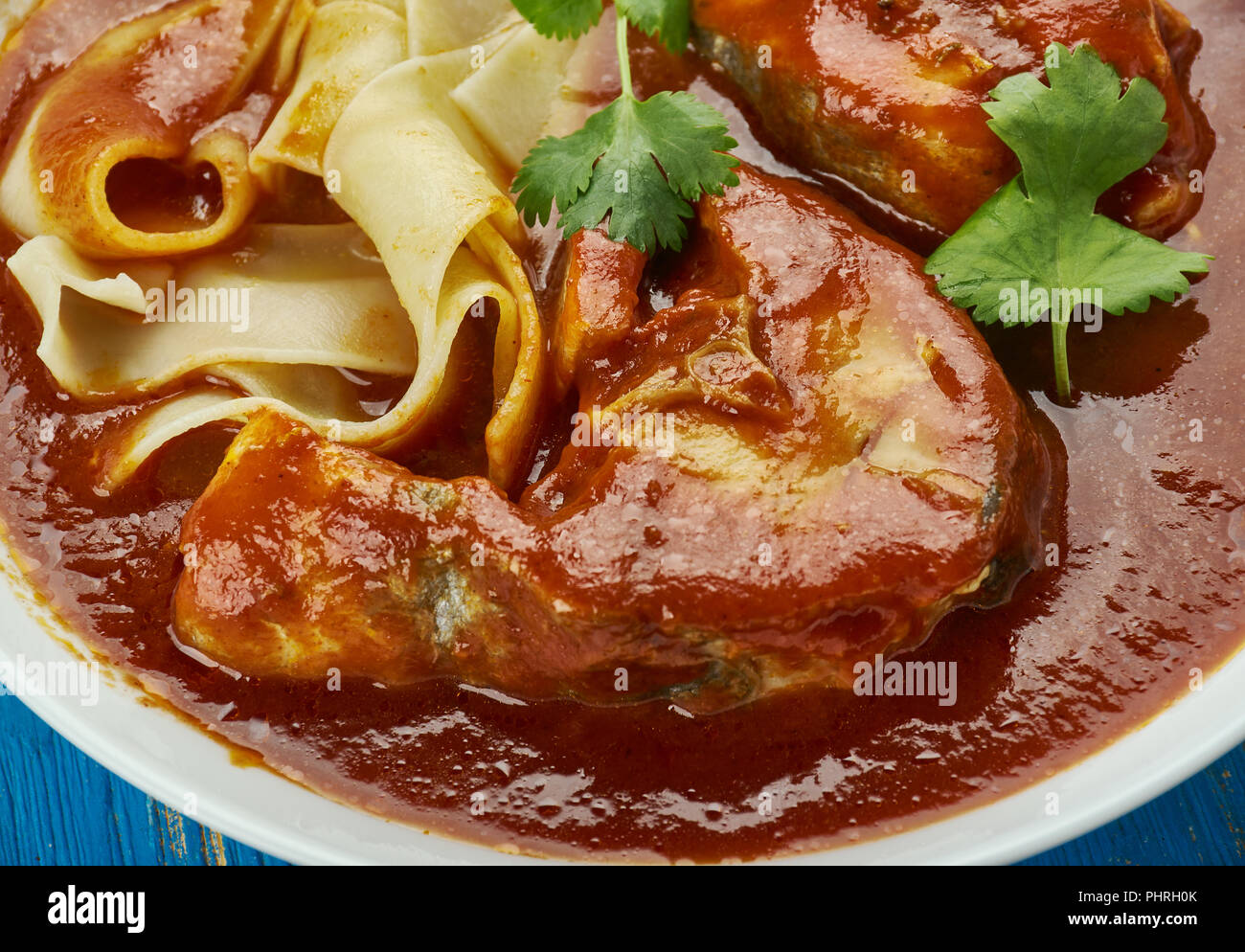 Croatian fish paprika Stock Photo - Alamy