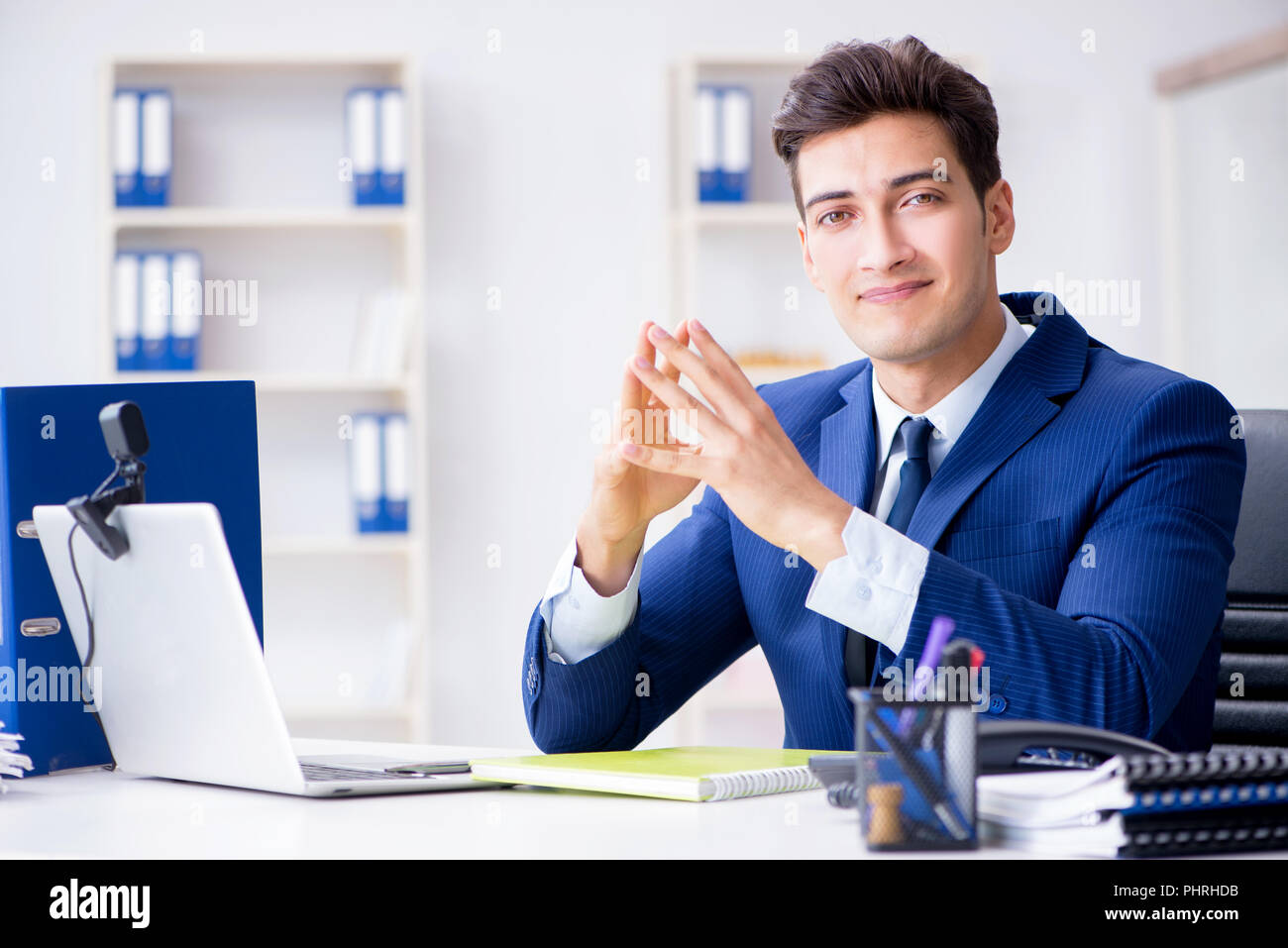 Videoconferencing office hi-res stock photography and images - Alamy