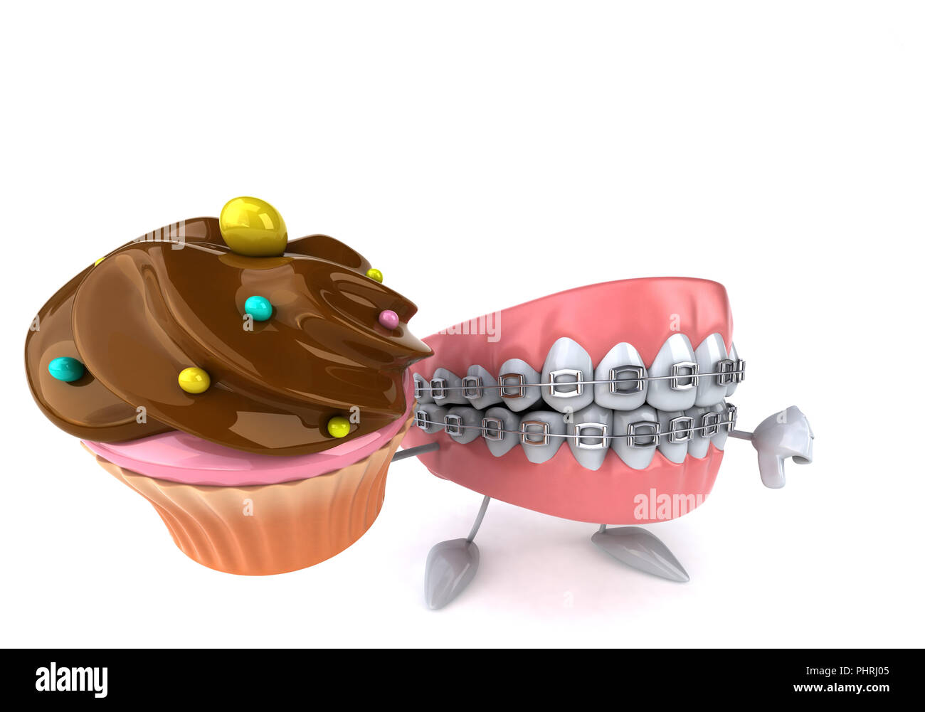 Comedy teeth mouth illustration hi-res stock photography and images - Alamy