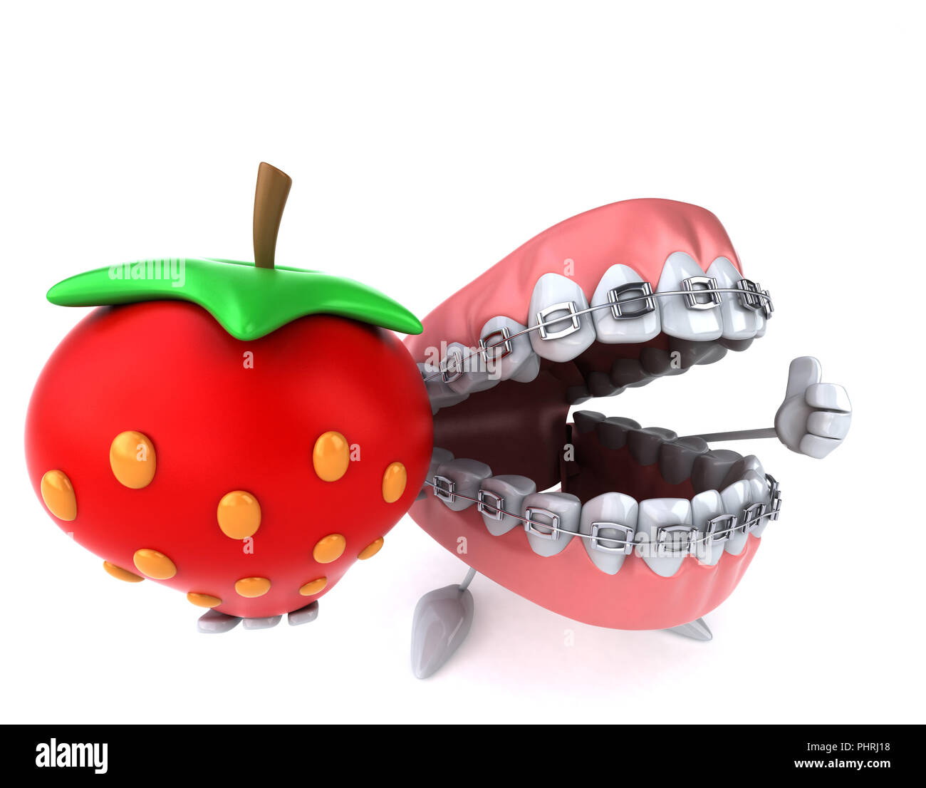 Comedy teeth mouth illustration hi-res stock photography and images - Alamy