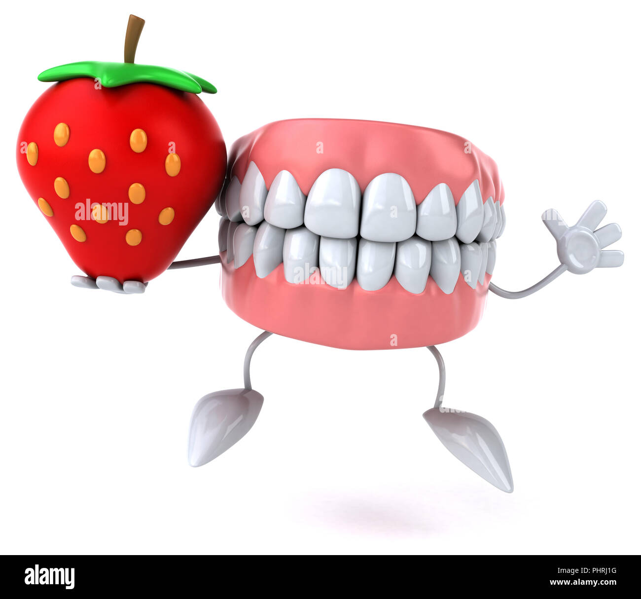Comedy teeth mouth illustration Cut Out Stock Images & Pictures - Alamy