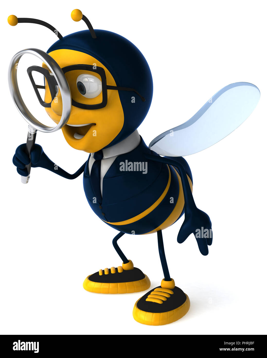 Magnifying glass bumble bee hi-res stock photography and images - Alamy