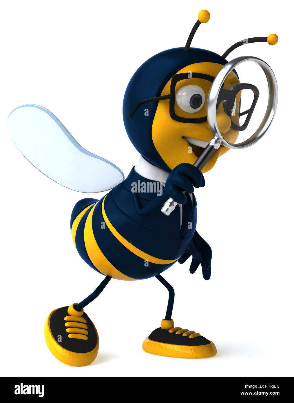 Magnifying glass bumble bee hi-res stock photography and images - Alamy
