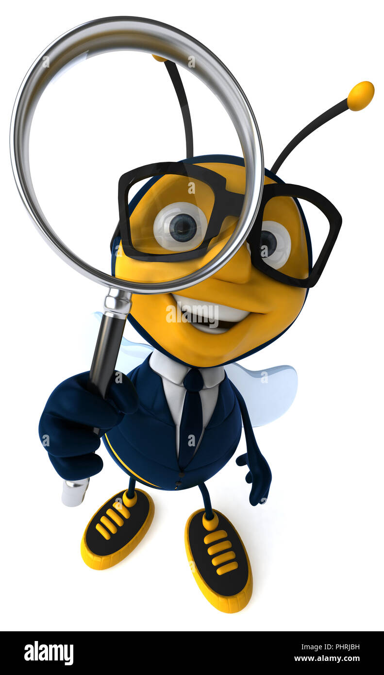 Magnifying Glass Bumble Bee High Resolution Stock Photography and ...