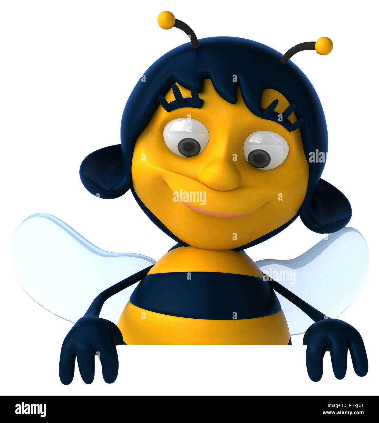 Queen bee and worker bees Cut Out Stock Images & Pictures - Alamy