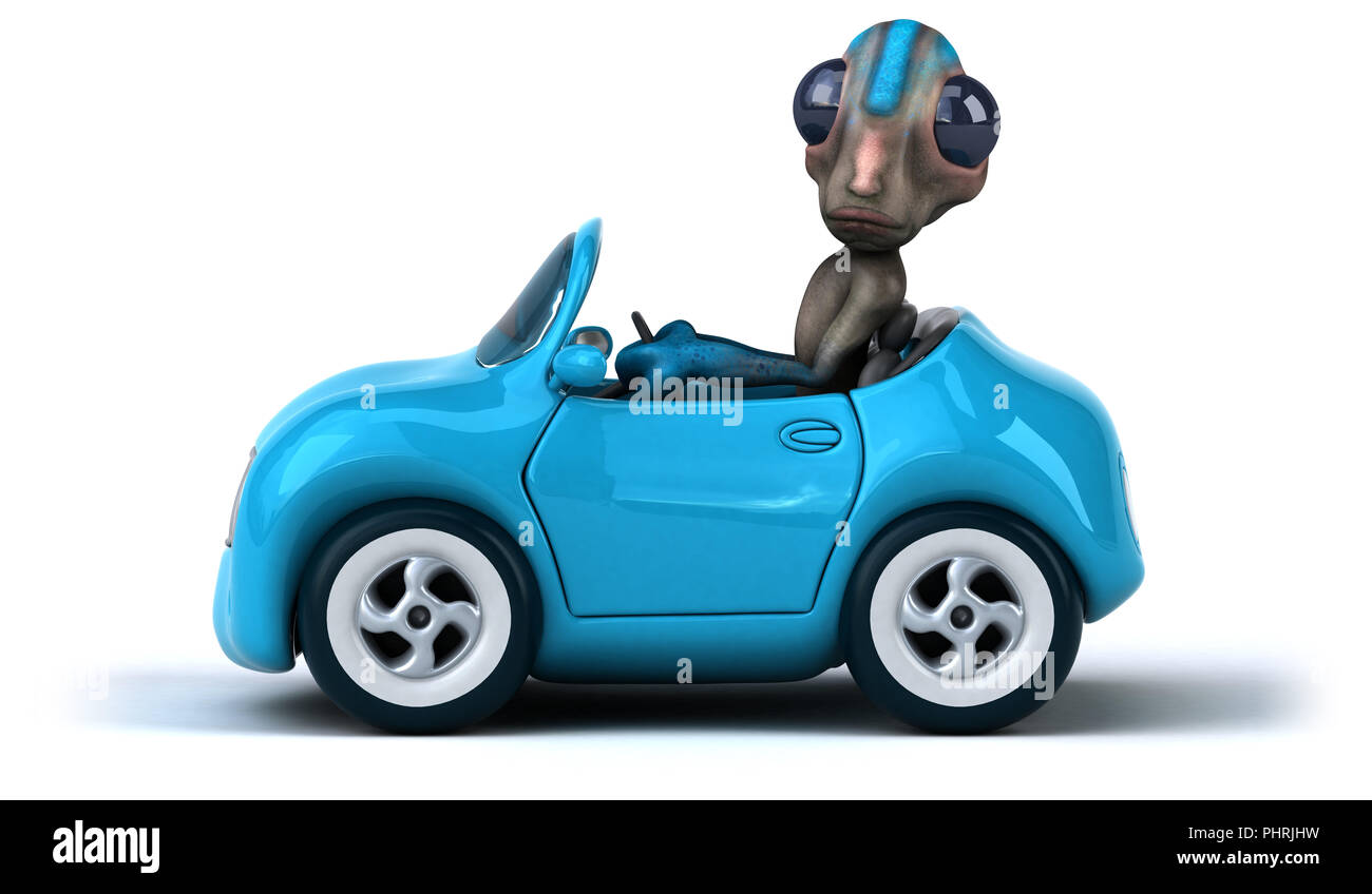 Alien car Cut Out Stock Images & Pictures - Alamy