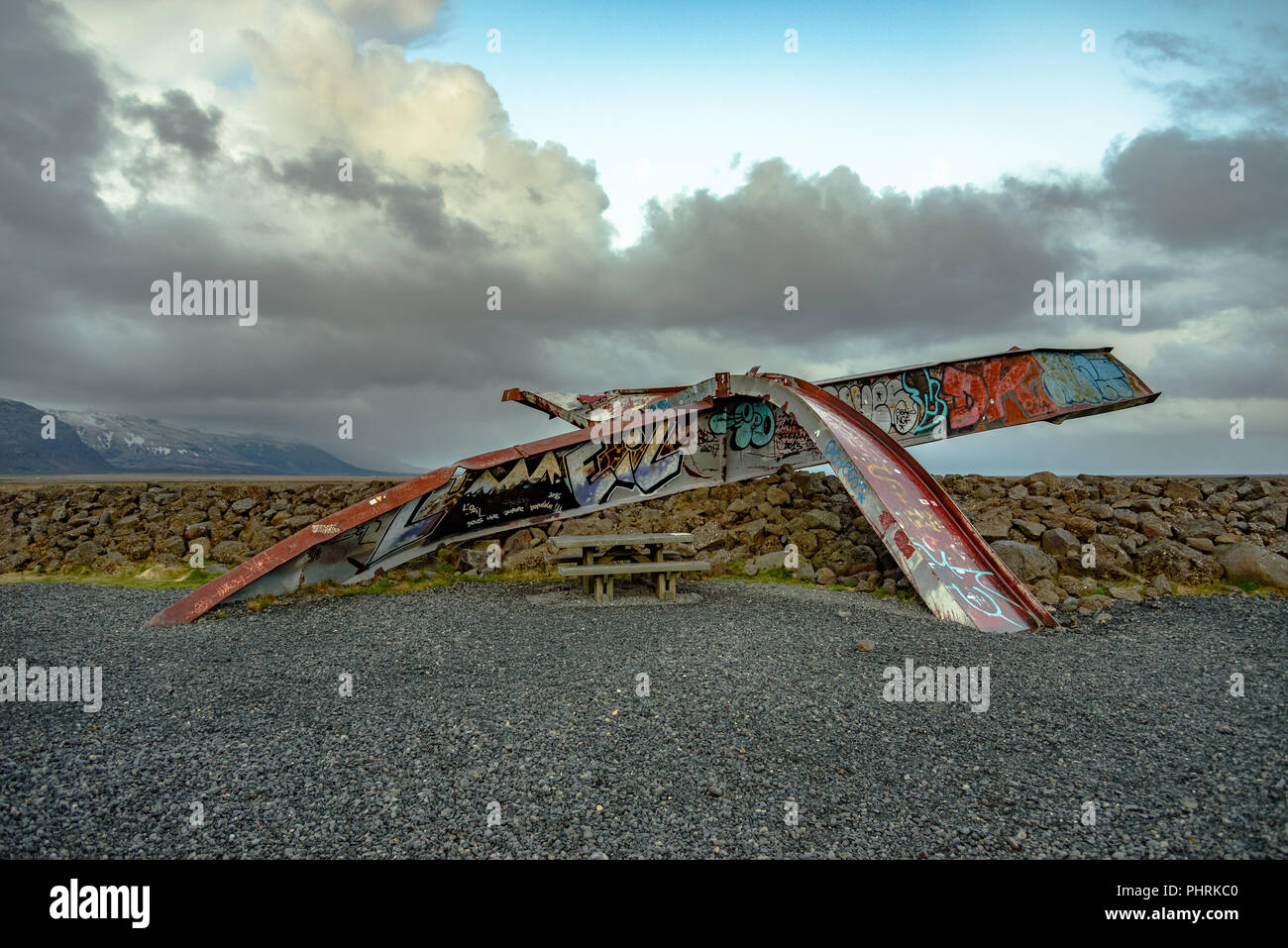Monument of a bridge destroyed bridge europe hi-res stock photography ...