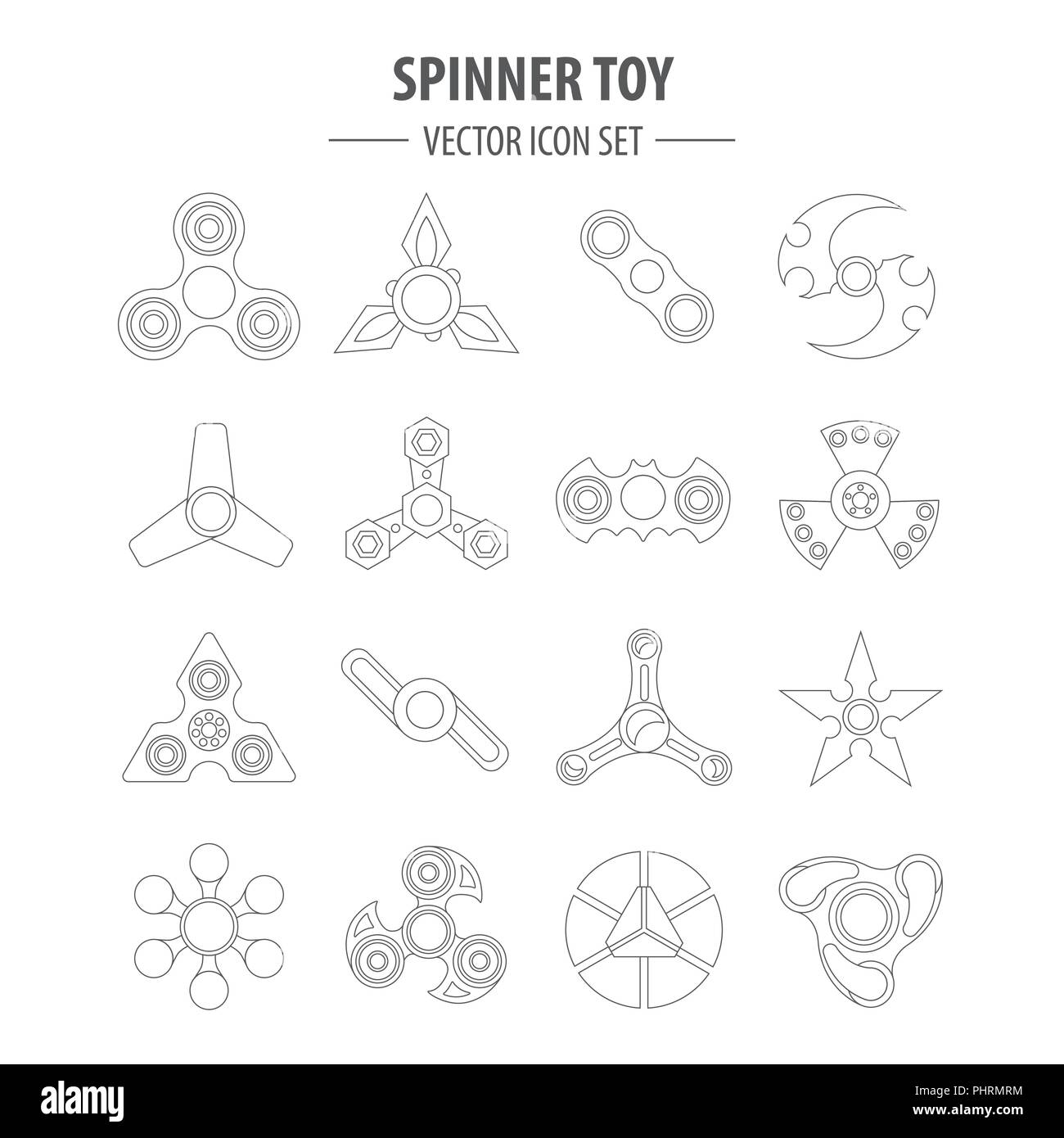 Fidget spinner Black and White Stock Photos & Images - Alamy