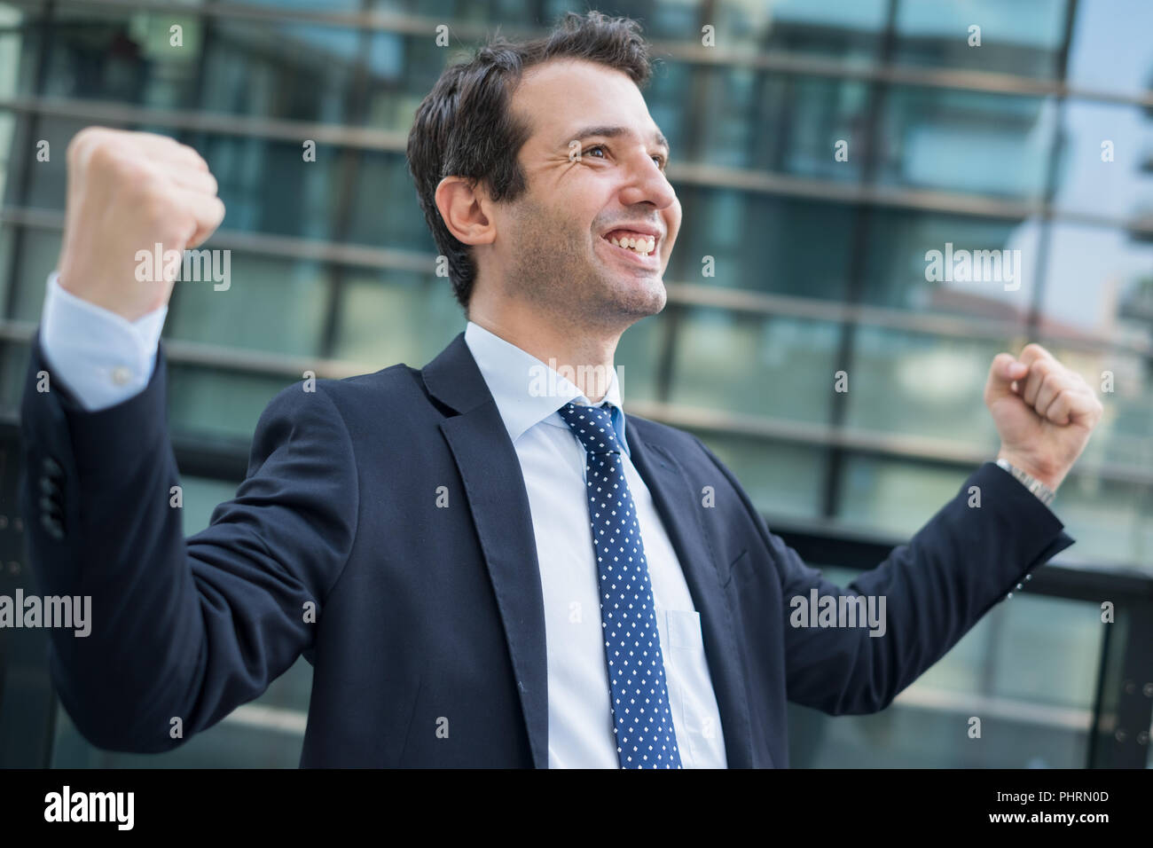 Celebration success work job promotion hi-res stock photography and ...