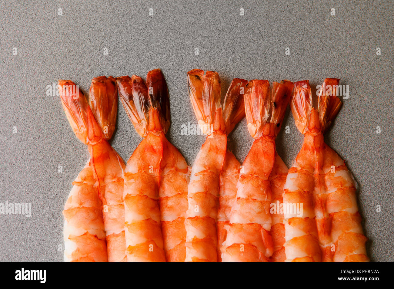 Shrimp peeled with tails hi-res stock photography and images - Alamy