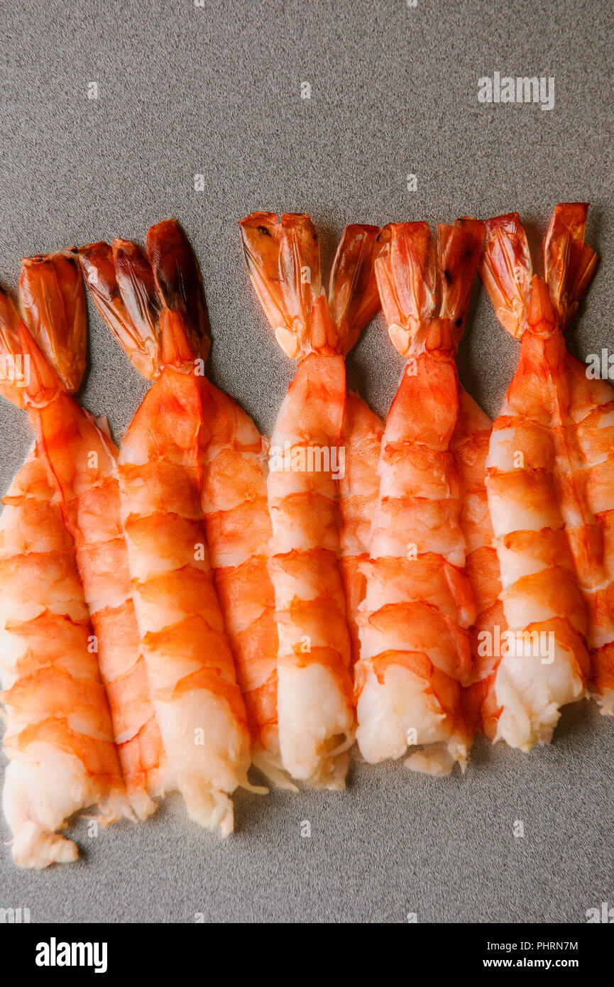 The process of shrimps preparation Stock Photo - Alamy