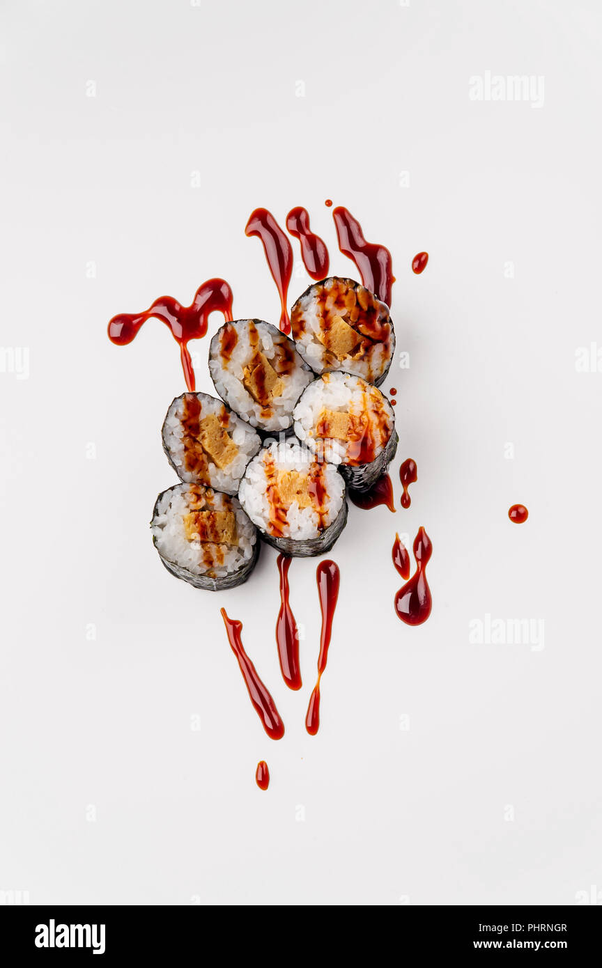 Nice composition made of rolls Stock Photo - Alamy