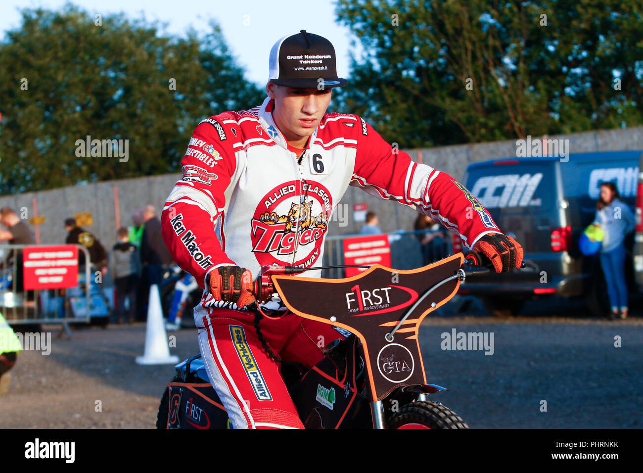 Jack Thomas prepares ahead of the SGB National Championship meeting ...