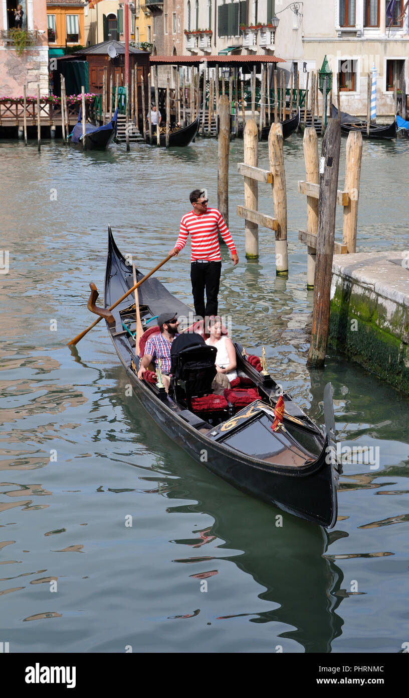 Young gondolier hi-res stock photography and images - Alamy