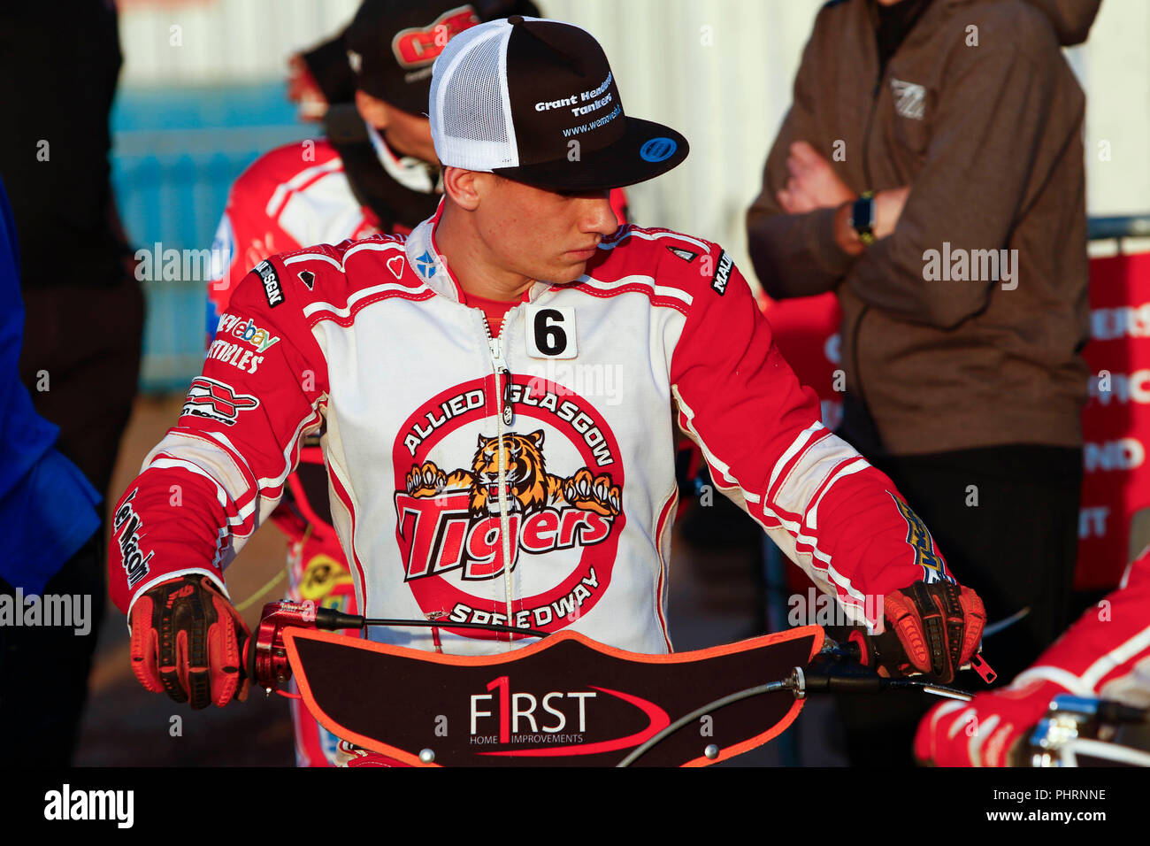 Jack Thomas prepares ahead of the SGB National Championship meeting ...