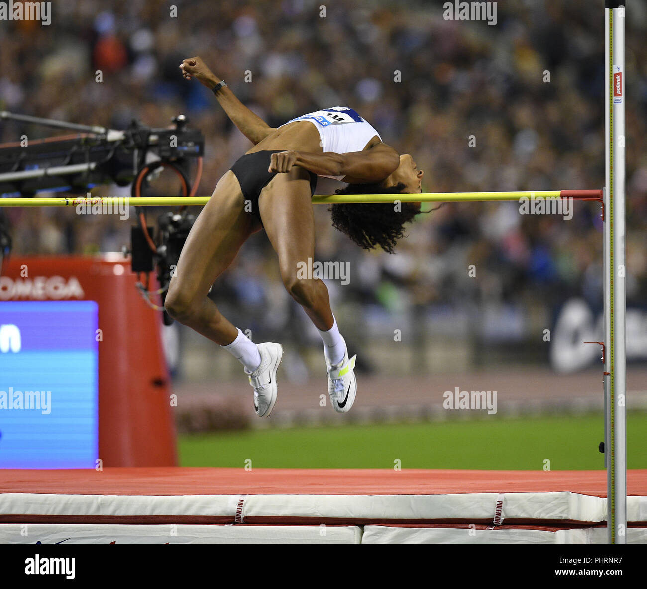 Naffi Thiam in action during AG Memorial Van Damme Diamond League 2018 ...