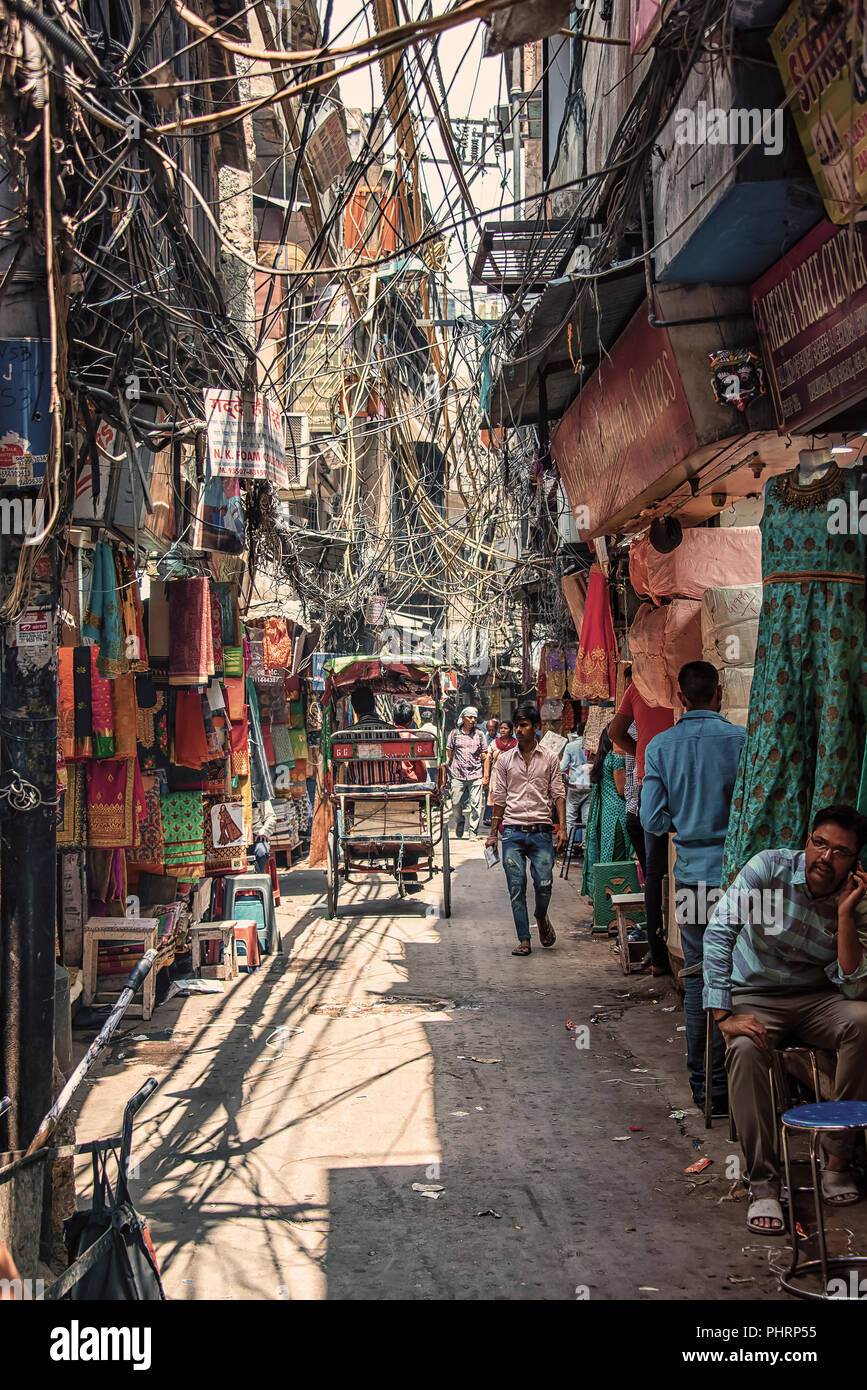 New delhi street hi-res stock photography and images - Alamy