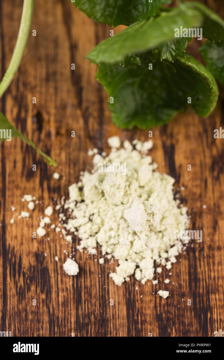 Dry powder Japanese horseradish (wasabi Stock Photo - Alamy