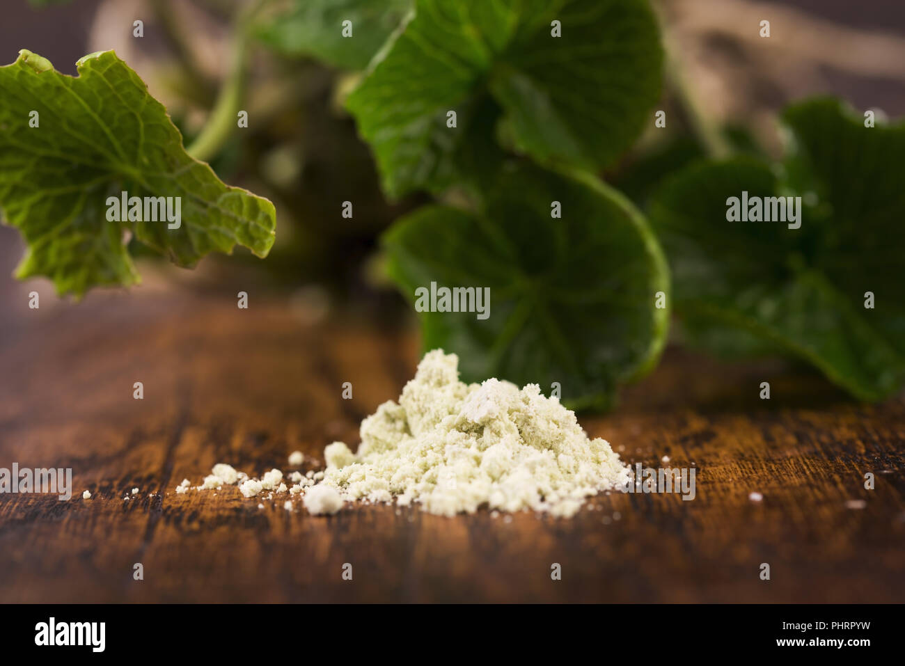 Dry powder Japanese horseradish (wasabi Stock Photo - Alamy