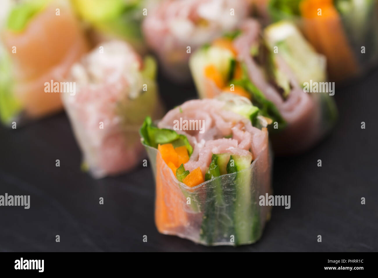 Japanese Salad Roll Stock Photo - Alamy