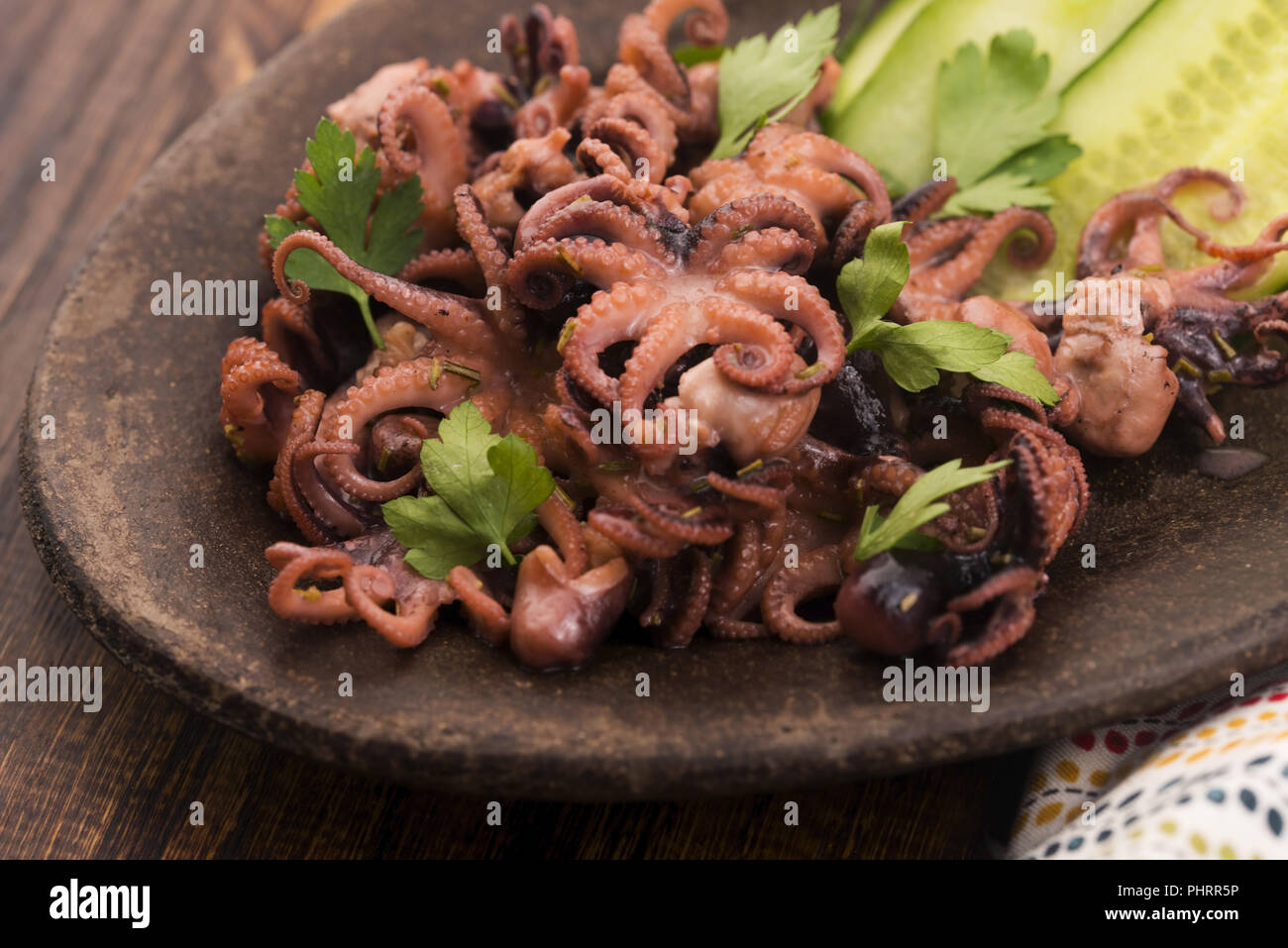 Eating octopus hi-res stock photography and images - Alamy