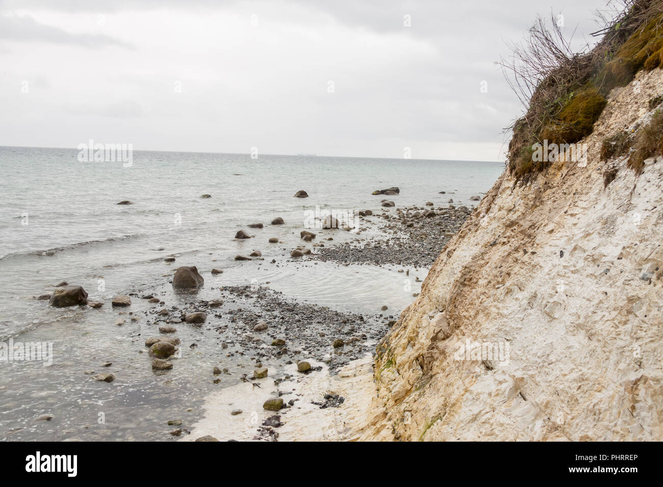 Landscape on Mon, Denmark - white cliffs Stock Photo - Alamy