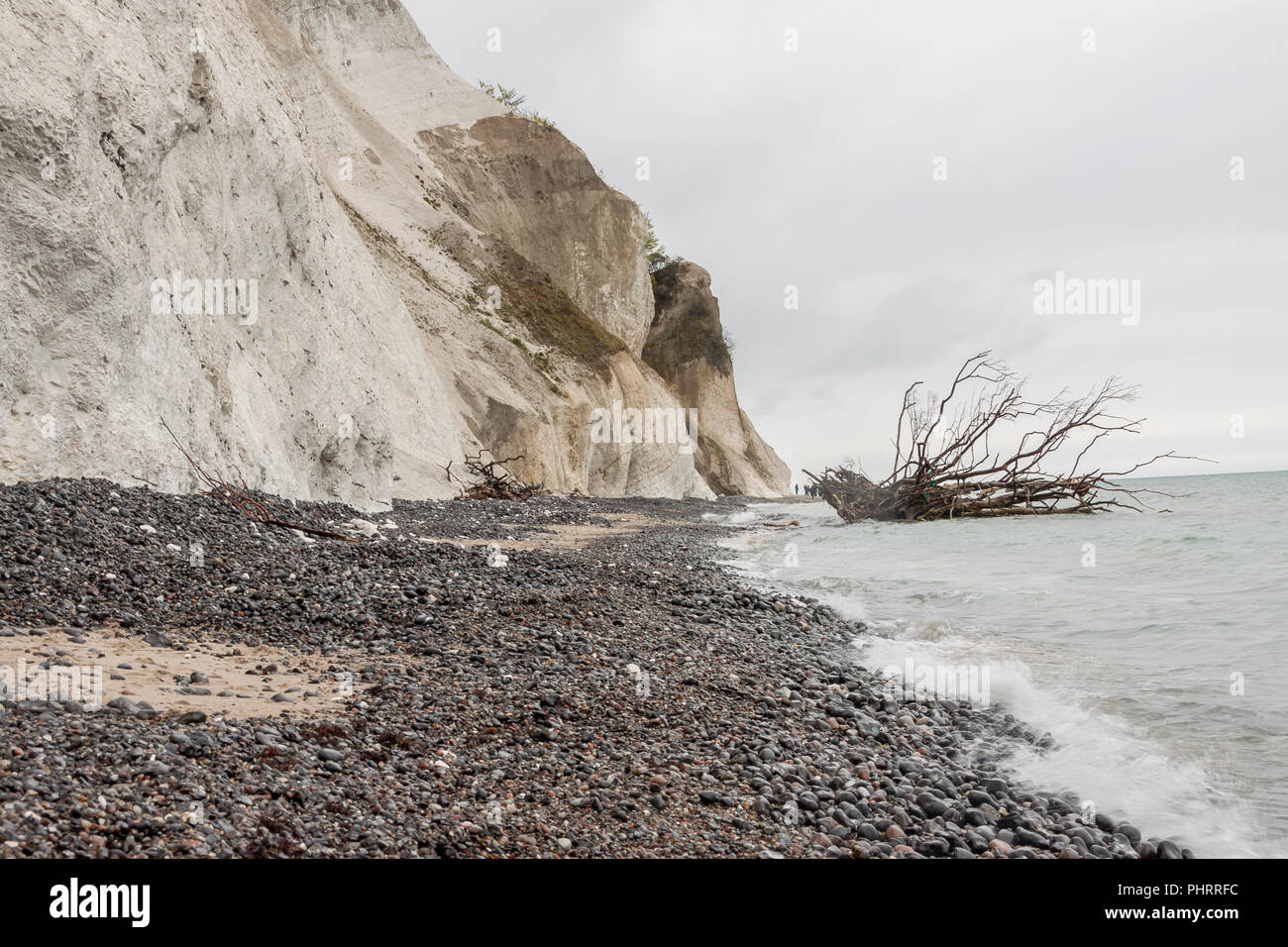 Landscape on Mon, Denmark - white cliffs Stock Photo - Alamy