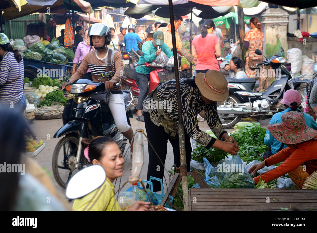 CAMBODIA SIEM REAP MORNING MARKET Stock Photo - Alamy