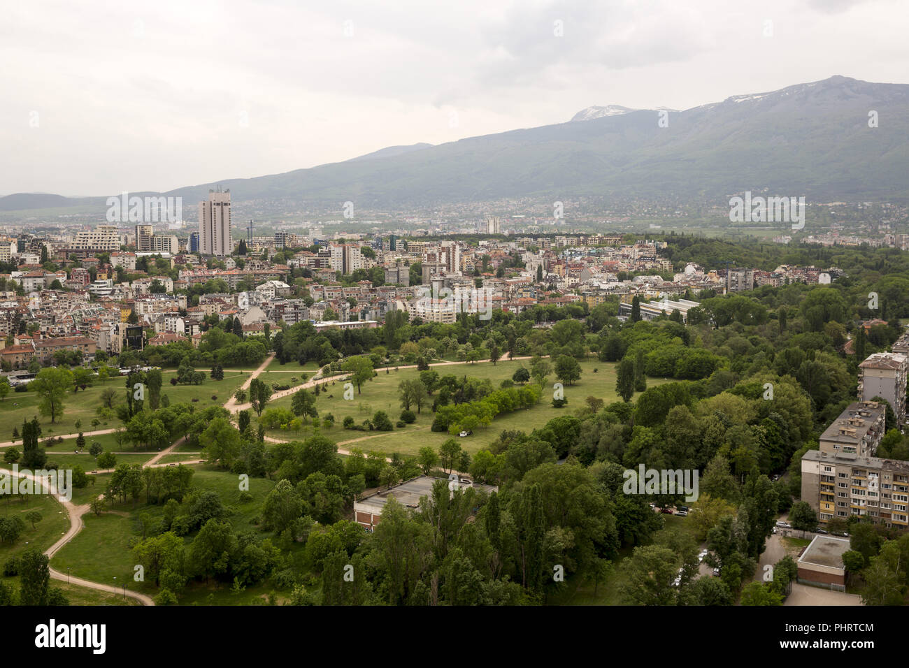 Aerial view of Sofia, Bulgaria Stock Photo - Alamy