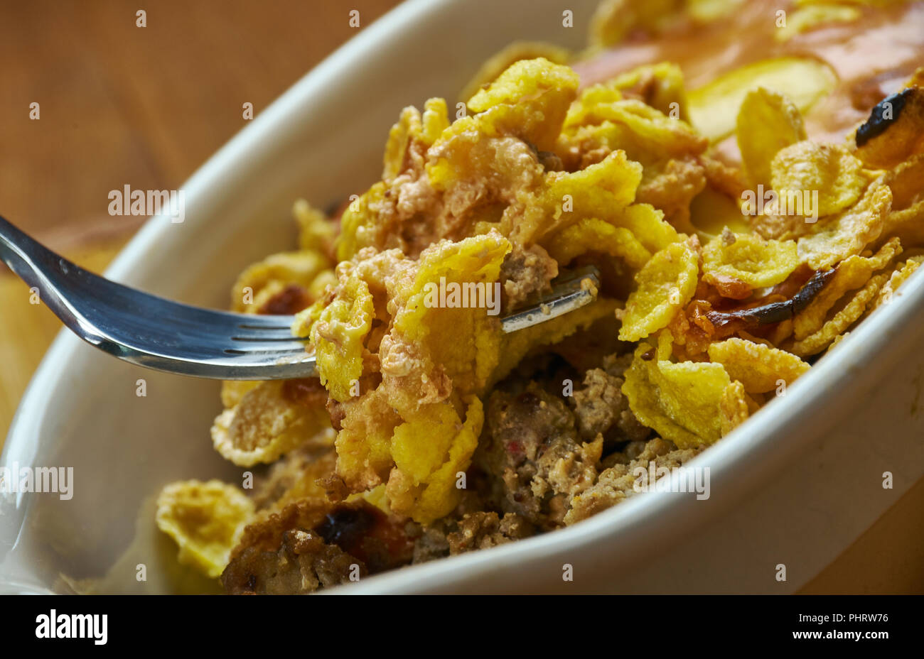Oven Baked Frito Chili Pie Stock Photo - Alamy