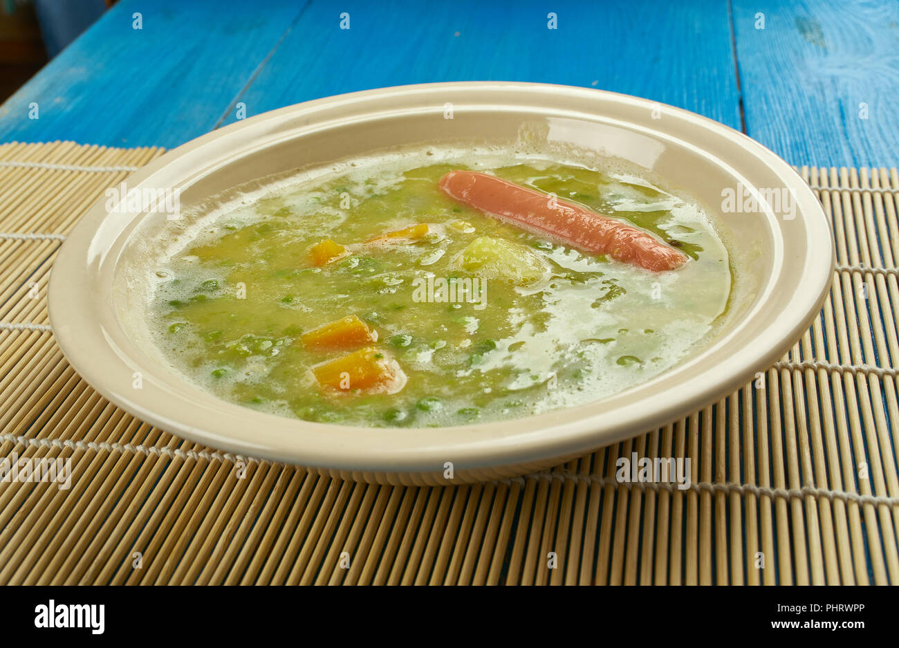 German Erbsensuppe Stock Photo - Alamy