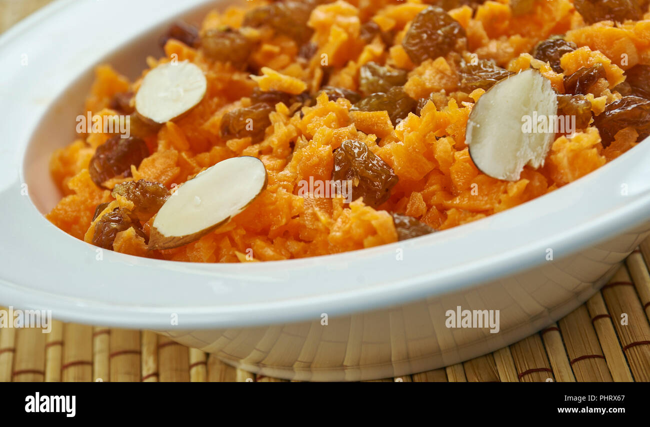 Gajar ka Halwa Stock Photo - Alamy