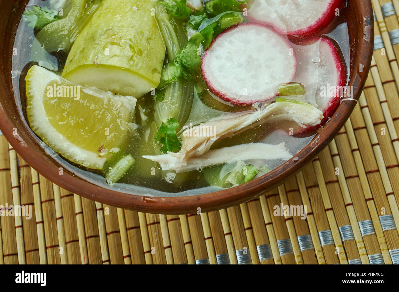 Pozole Verde de Pollo Stock Photo - Alamy