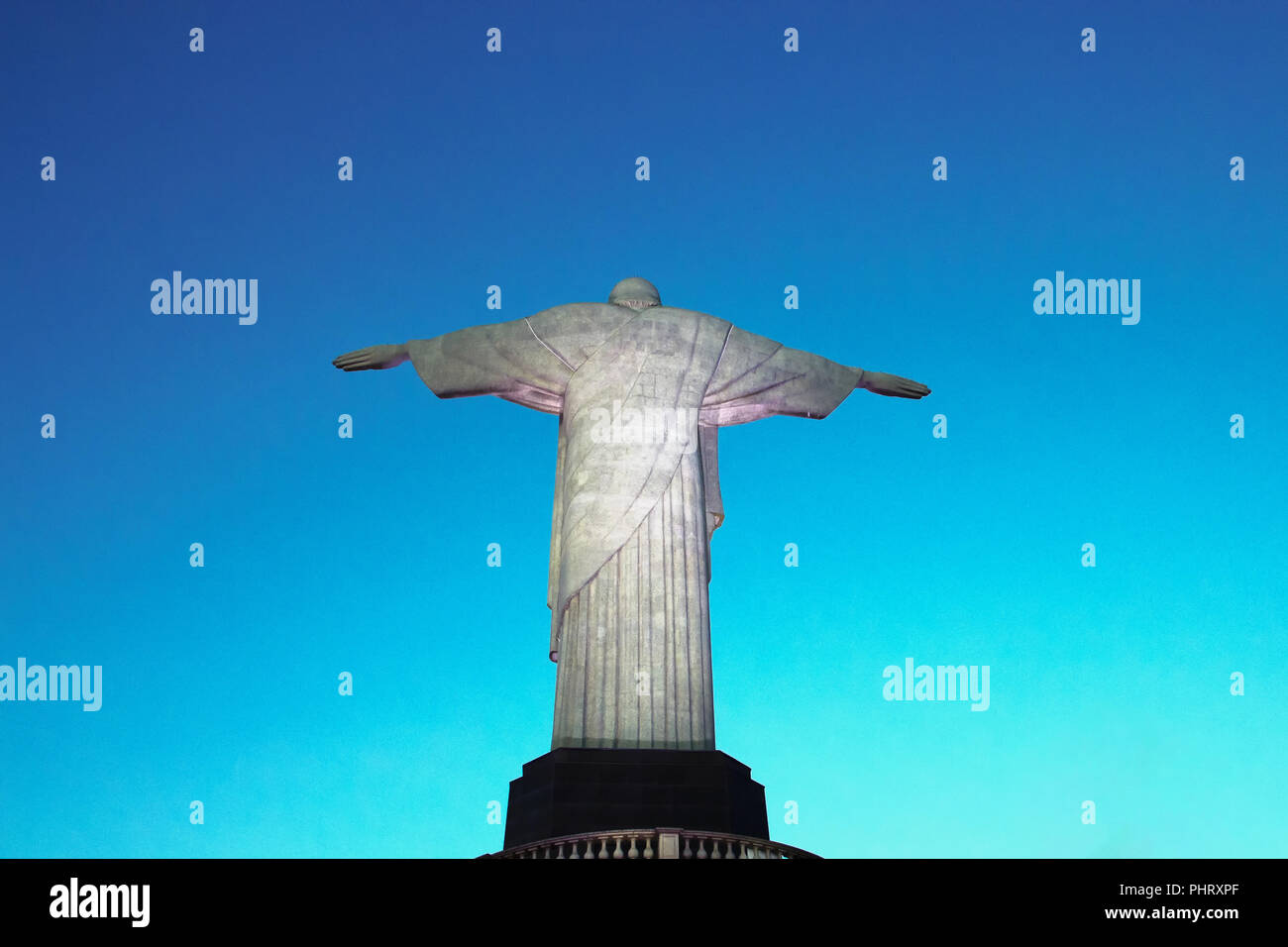 The statue of Christ the redeemer with open arms Stock Photo - Alamy