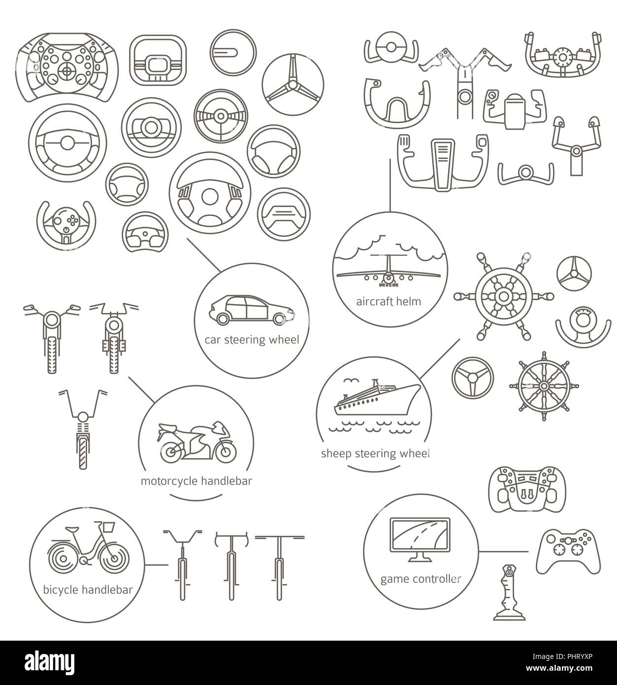 Aircraft rudder Stock Vector Images - Alamy