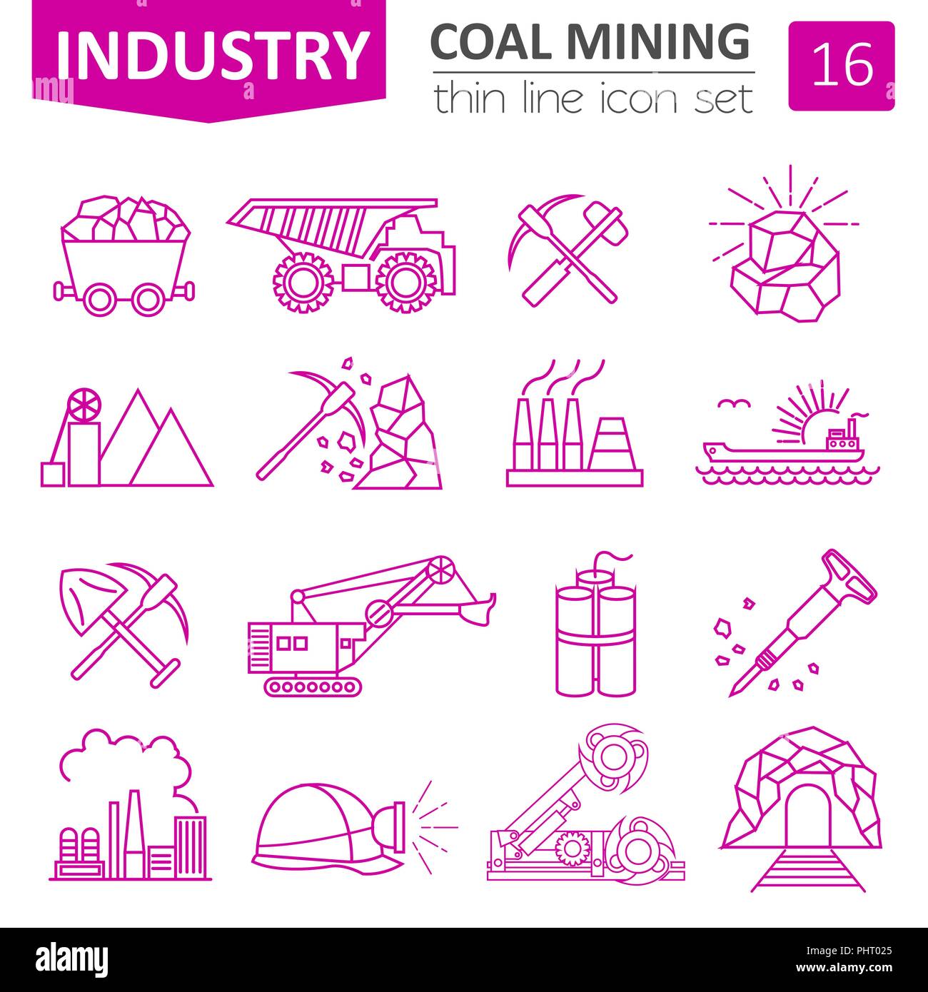 Construction jackhammer illustration set hi-res stock photography and ...