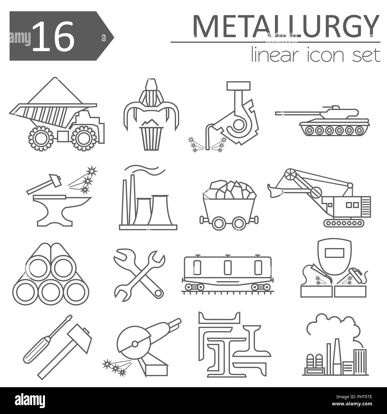 Metallurgy plant Black and White Stock Photos & Images - Alamy