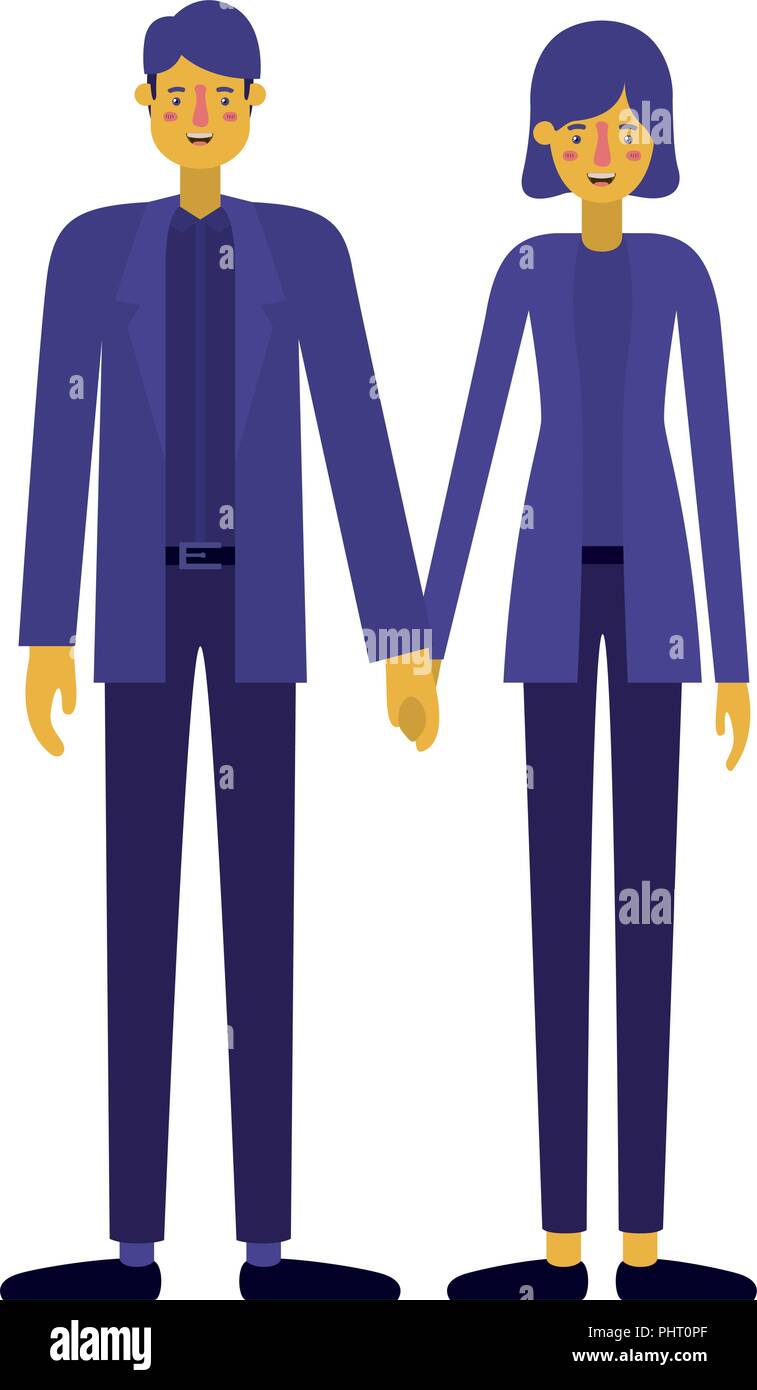 couple avatar characters icons Stock Vector Image & Art - Alamy