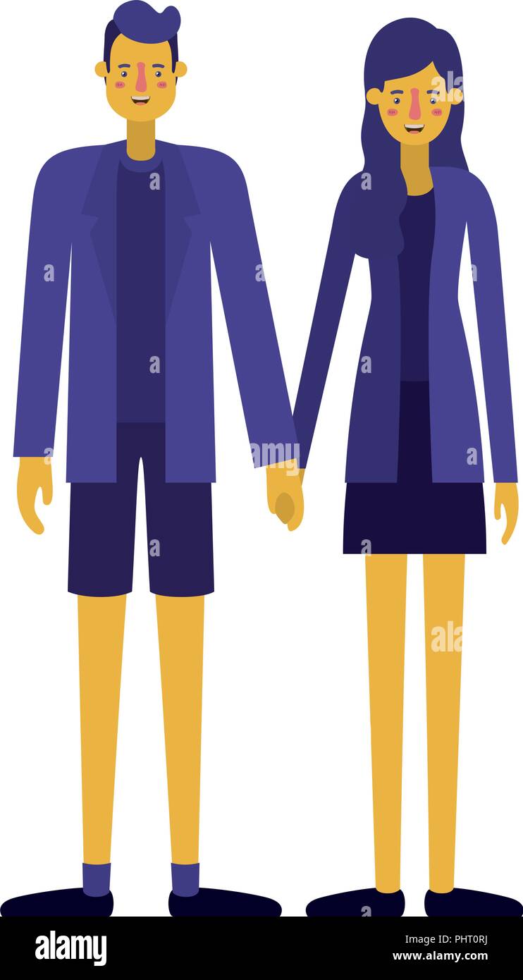 couple avatar characters icons Stock Vector Image & Art - Alamy