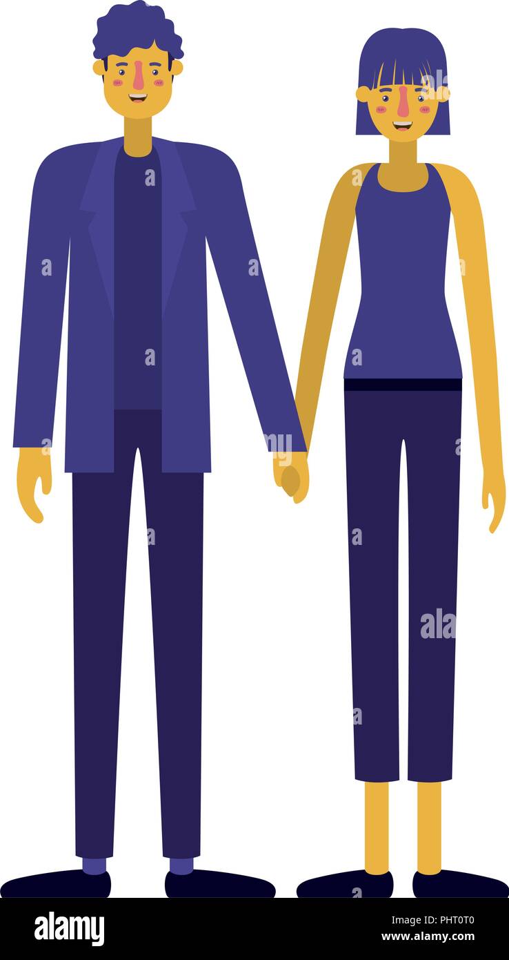 couple avatar characters icons Stock Vector Image & Art - Alamy