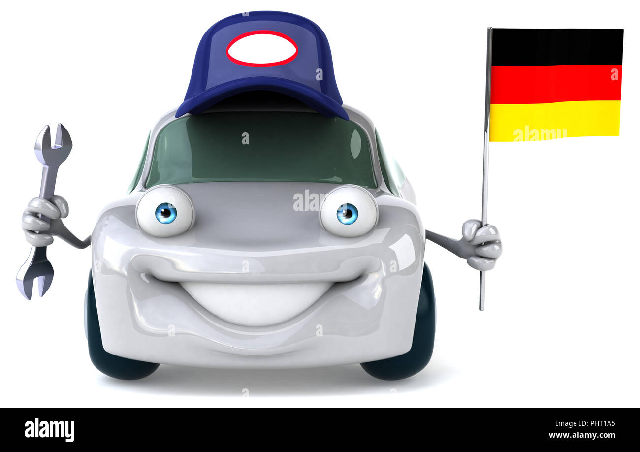 German flag car Cut Out Stock Images & Pictures - Alamy