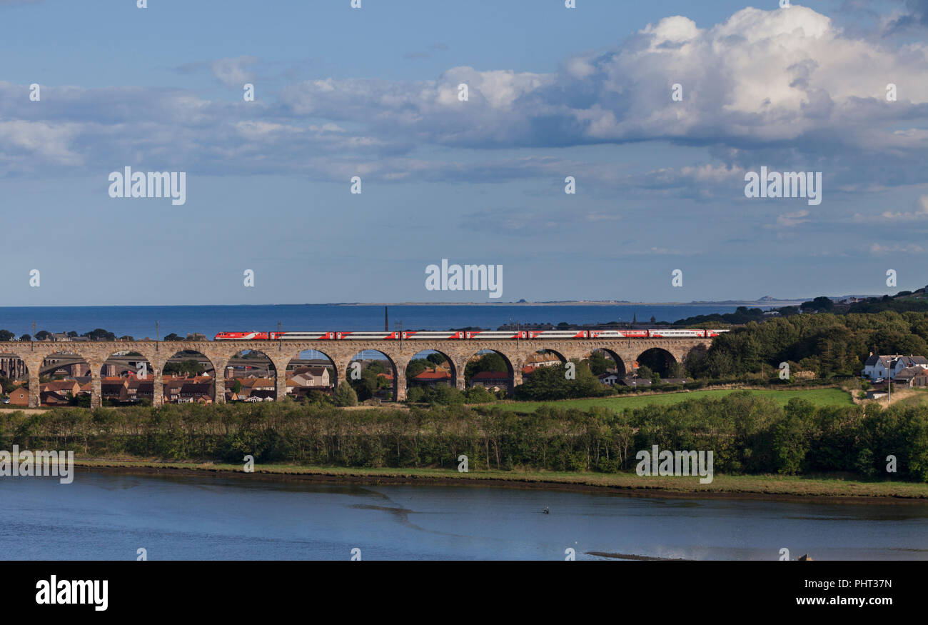 A London North eastern Railway ( LNER ) class 91 hauled intercity 225 ...