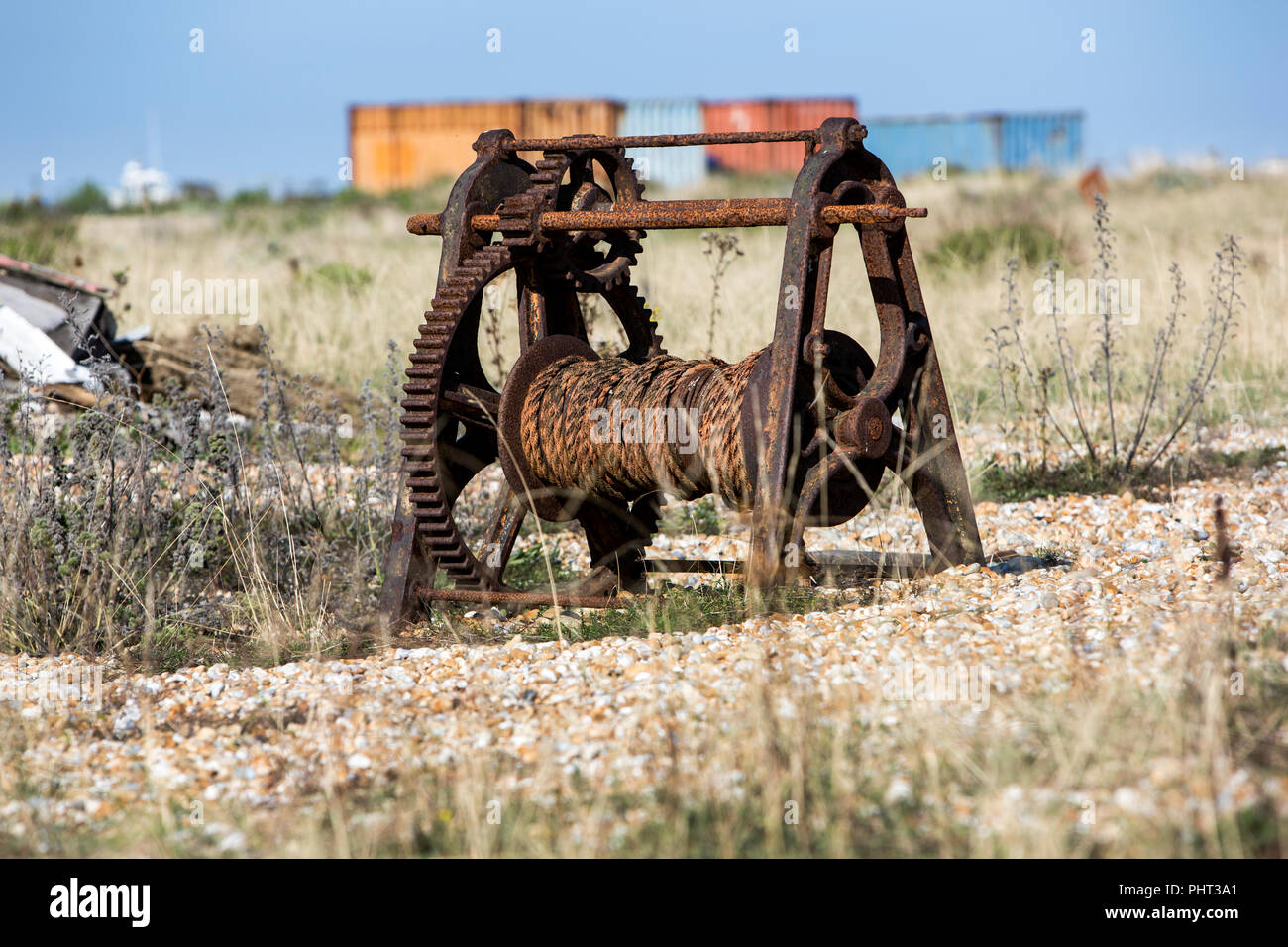 Beach winch hi-res stock photography and images - Alamy