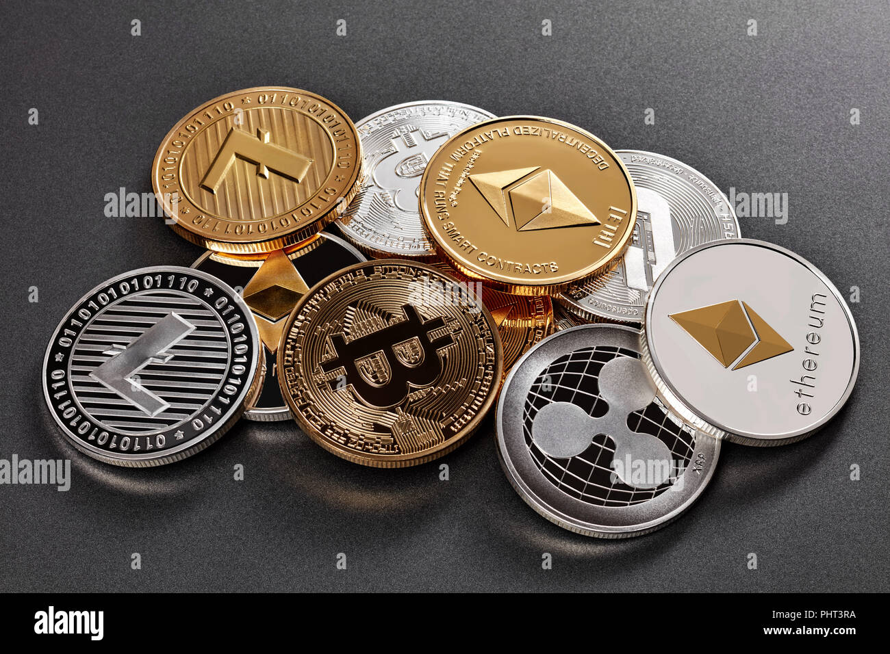 Different cryptocurrency hi-res stock photography and images - Alamy