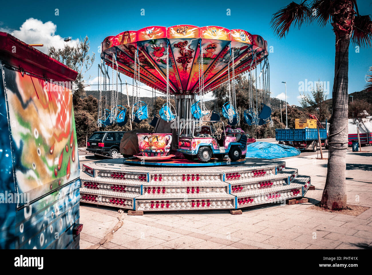 Carousel at old port hi-res stock photography and images - Alamy